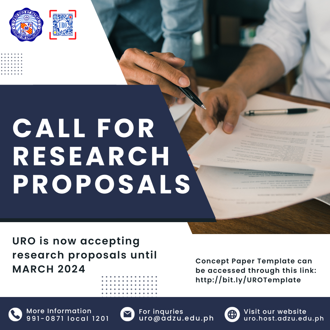 CALL FOR RESEARCH PROPOSALS – University Research Office-Ateneo de ...